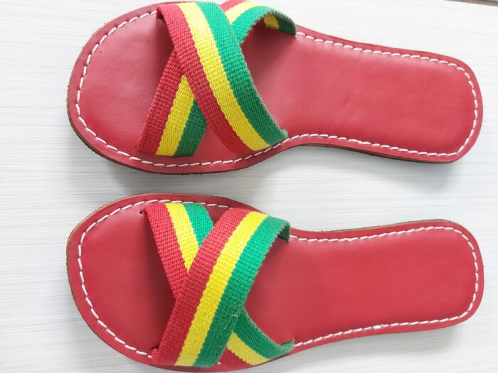 Red X Rasta Men Sandals - Enlight Designs